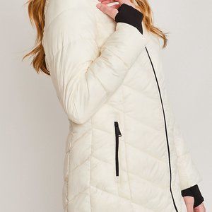 Love Tree | Jackets & Coats | New Ivory Ultra Light Long Line Thumb ...